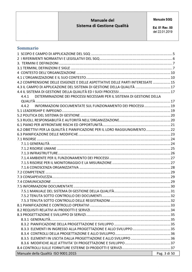 Kit Documentale Sistema di Gestione ISO 9001 – SistemiDiGestione.biz